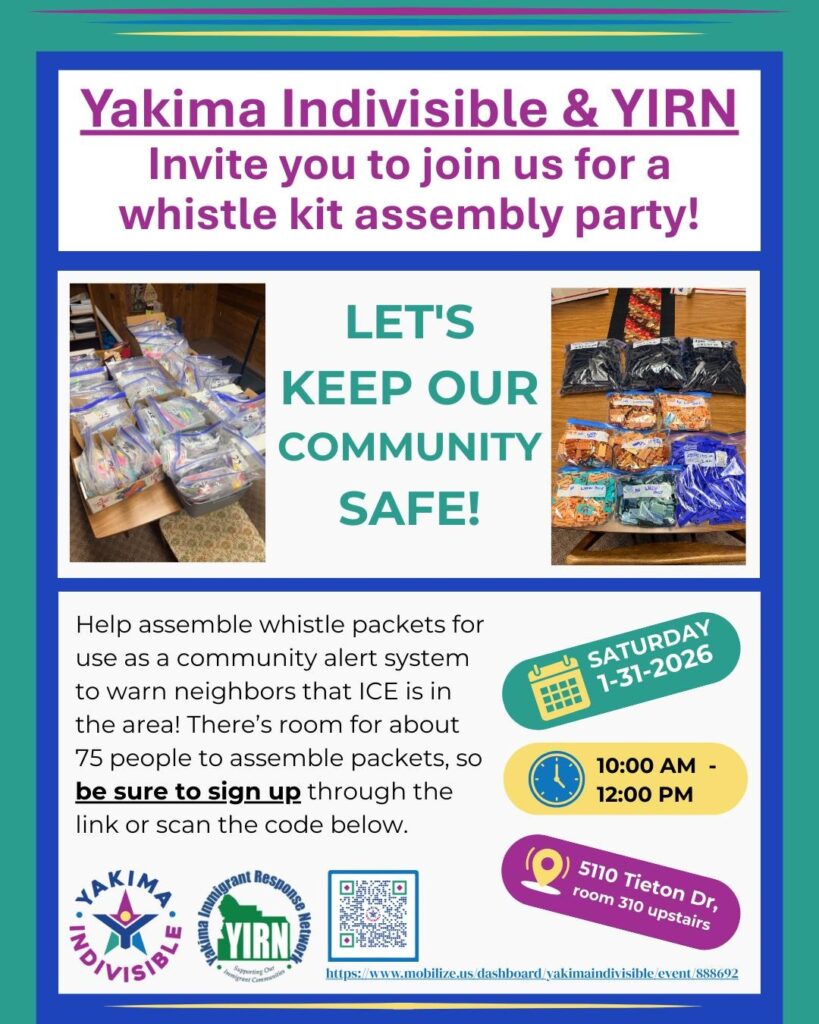 Whistle Kit Assembly Party! - Yakima Immigrant Response Network - YIRN ...